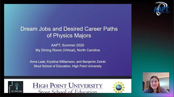 Dream Jobs and Desired Career Paths of Physics Majors | Underline