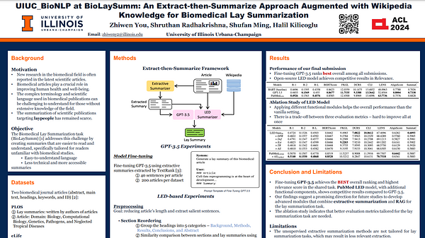 Underline | UIUC_BioNLP at BioLaySumm: An Extract-then-Summarize ...