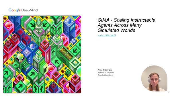 Scaling Instructable Agents Across Many Simulated Worlds | Underline