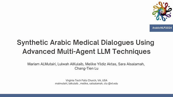 Synthetic Arabic Medical Dialogues Using Advanced Multi-Agent LLM ...