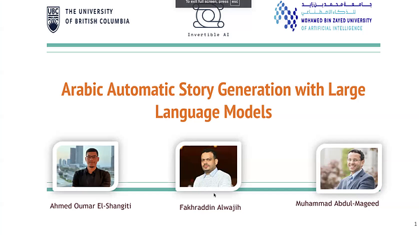 Underline | Arabic Automatic Story Generation with Large Language Models Underline | Arabic Automatic Story Generation with Large Language Models