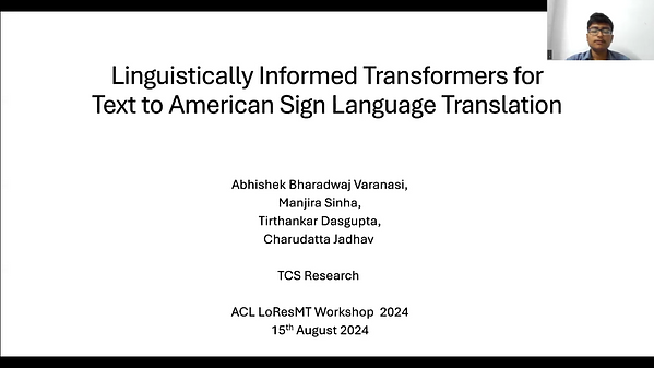 Linguistically Informed Transformers for Text to American Sign Language ...