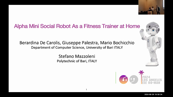 Alpha Mini Social Robot As a Fitness Trainer at Home | Underline