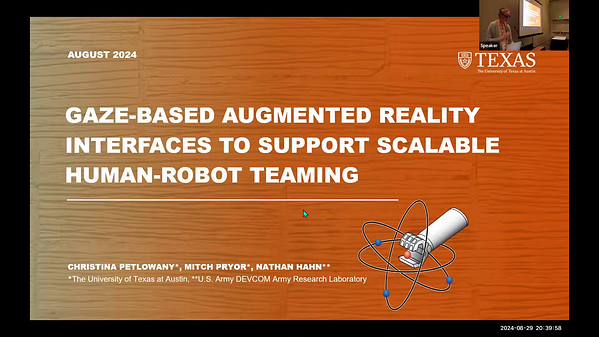 Gaze-Based Augmented Reality Interfaces to Support Scalable Human-Robot ...