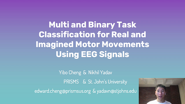 Multi and Binary Task Classification for Real and Imagined Motor ...
