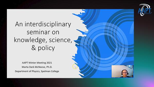 An Interdisciplinary Seminar on Knowledge, Science, and Policy | Underline