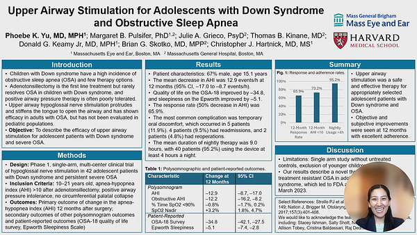 Underline | Upper Airway Stimulation for Adolescents with Down Syndrome and Obstructive Sleep Apnea