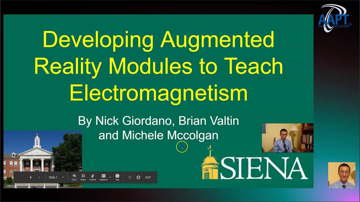 Underline | Developing Augmented Reality Modules to Teach Electromagnetism