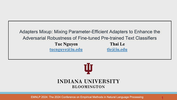 Underline | Adapters Mixup: Mixing Parameter-Efficient Adapters to ...