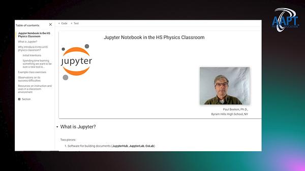 Using Jupyter Notebooks in the High School Classroom | Underline