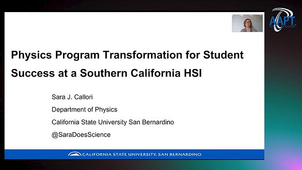 Underline | Progammatic Transformation for Student Success at a Southern California HSI