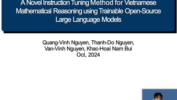A Novel Instruction Tuning Method for Vietnamese Mathematical Reasoning ...
