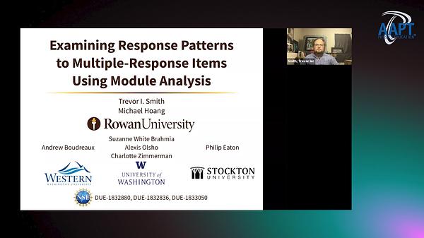 Underline | Examining Response Patterns to Multiple-Response Items Using Module Analysis
