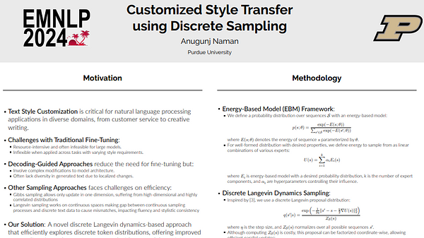 Customized Style Transfer using Discrete Sampling | Underline