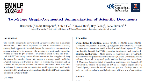 Underline | Two-Stage Graph-Augmented Summarization for Scientific ...