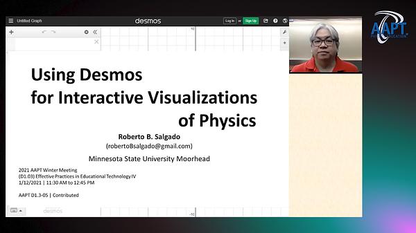 Using Desmos for Interactive Visualizations of Physics | Underline