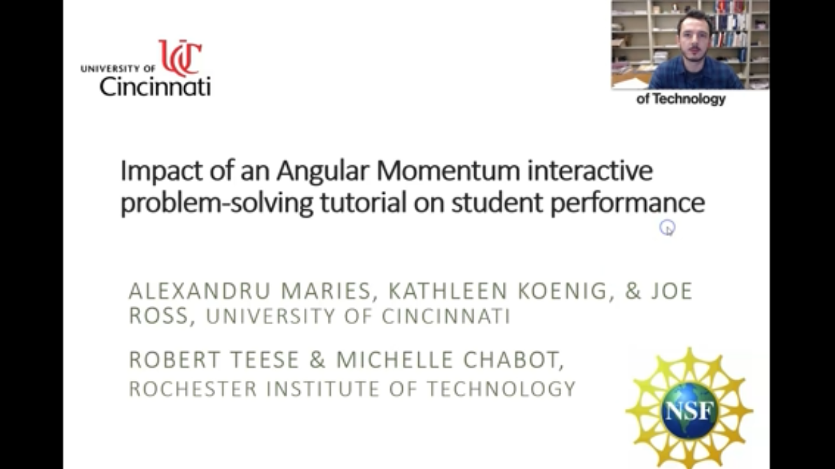 Underline | Impact of an Angular Momentum Problem-solving Tutorial on ...