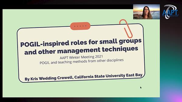 Underline | POGIL-inspired Roles for Small Groups and Other Group ...