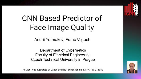 CNN Based Predictor of Face Image Quality | Underline