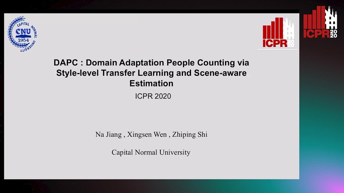 Underline | DAPC: Domain Adaptation People Counting via Style-level ...
