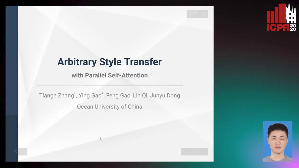 Underline | Arbitrary Style Transfer with Parallel Self-Attention