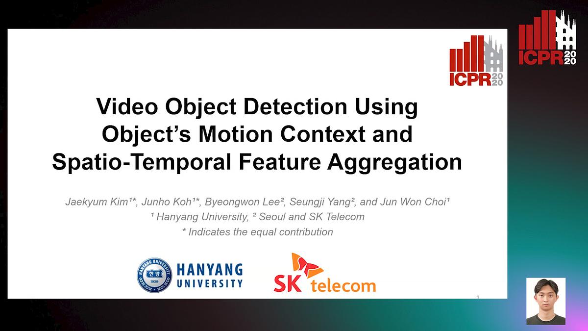 Underline Video Object Detection Using Objects Motion Context And Spatio Temporal Feature