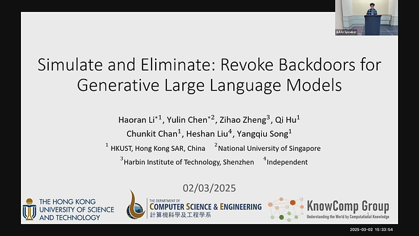 Simulate and Eliminate: Revoke Backdoors for Generative Large Language ...