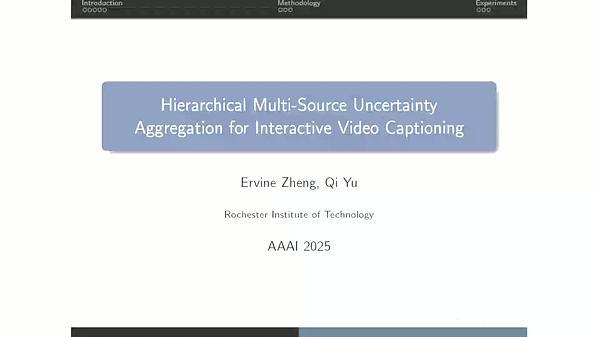 Hierarchical Multi-Source Uncertainty Aggregation for Interactive Video ...
