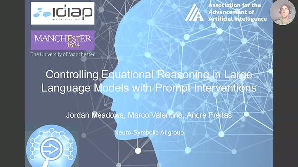 Controlling Equational Reasoning in Large Language Models with Prompt ...