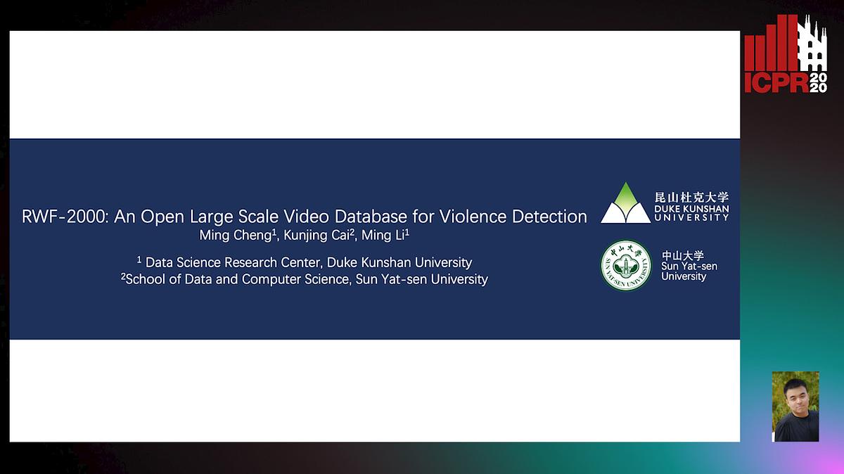Underline Rwf 2000 An Open Large Scale Video Database For Violence