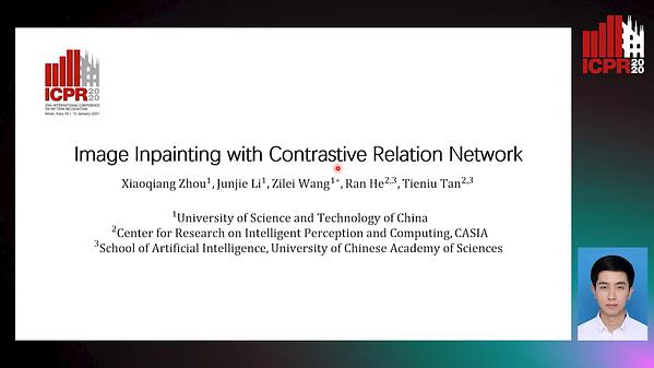 Underline | Image Inpainting with Contrastive Relation Network