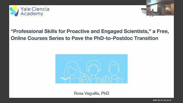 "Professional Skills for Proactive and Engaged Scientists,” a Free ...