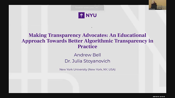 Making Transparency Advocates: An Educational Approach Towards Better ...