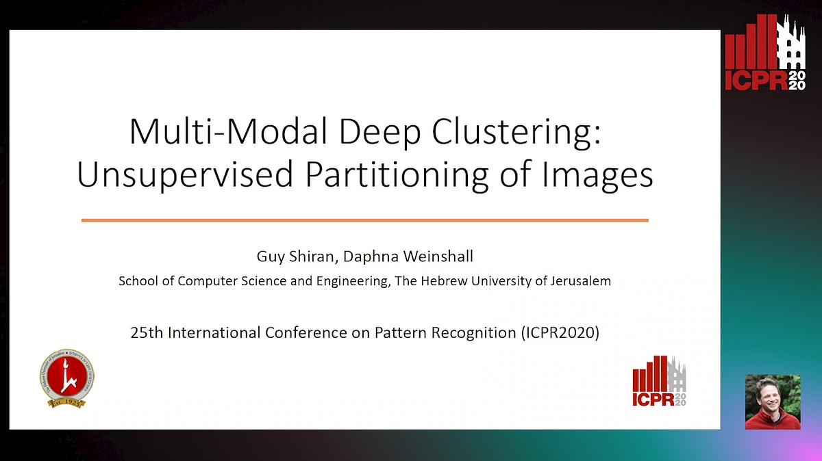 Underline Multi Modal Deep Clustering Unsupervised Partitioning Of Images