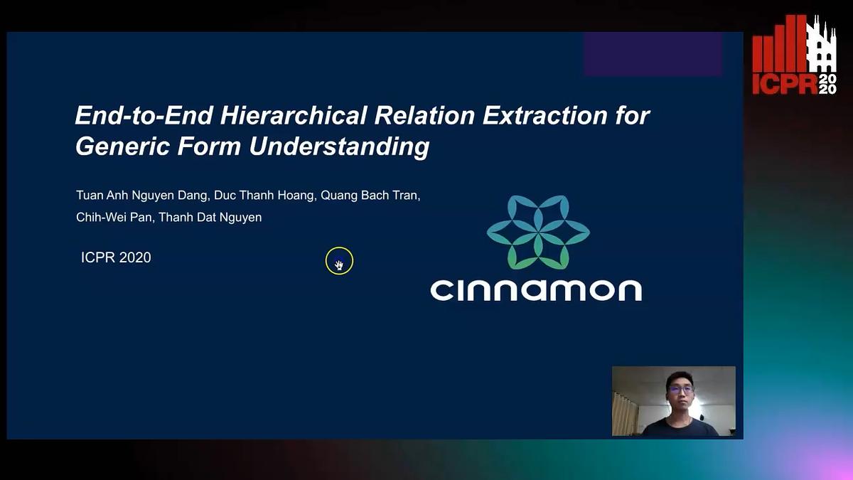 Underline | End-to-End Hierarchical Relation Extraction for Generic Form Understanding