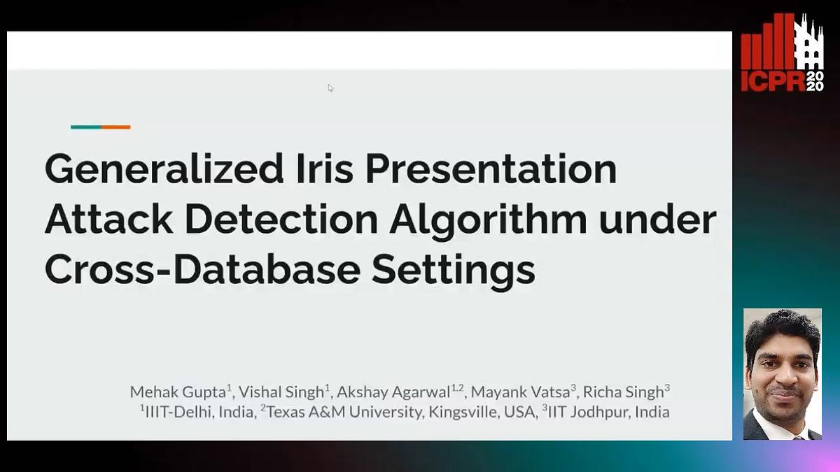 Underline Generalized Iris Presentation Attack Detection Algorithm Under Cross Database Settings