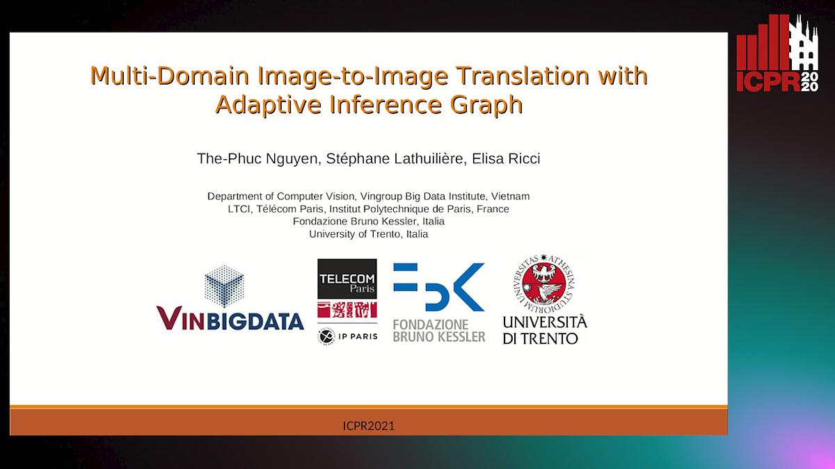 Underline | Multi-Domain Image-to-Image Translation withAdaptive ... Underline | Multi-Domain Image-to-Image Translation withAdaptive ...
