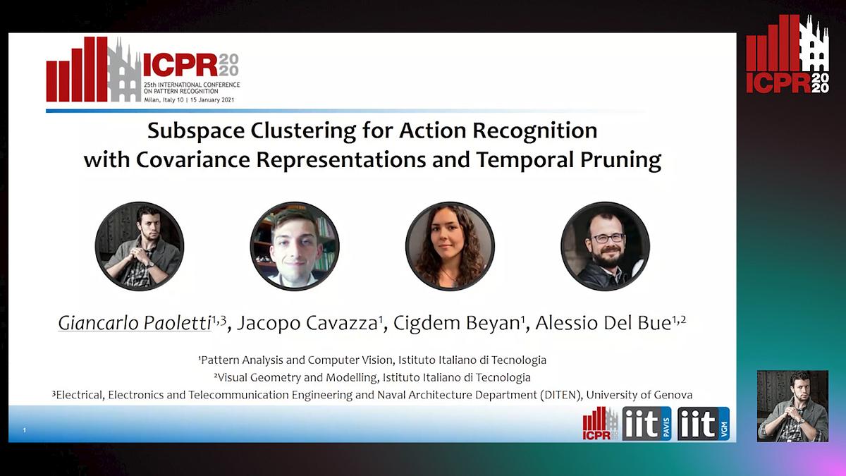 Underline Subspace Clustering For Action Recognition With Covariance Representations And