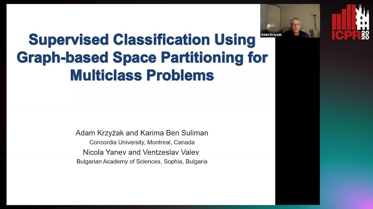 Underline Supervised Classification Using Graph Based Space