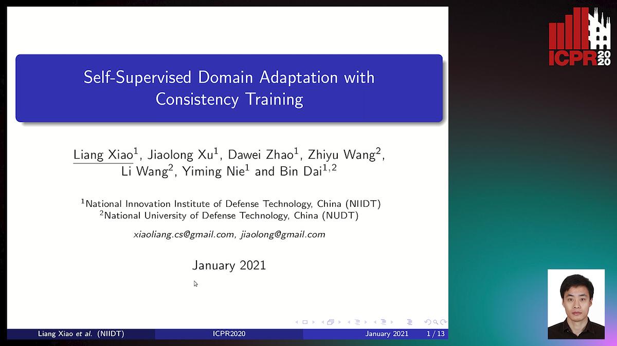 Underline | Self-Supervised Domain Adaptation with Consistency Training