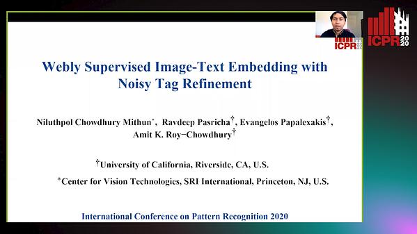 Underline | Webly Supervised Image-Text Embedding with Noisy Tag Refinement
