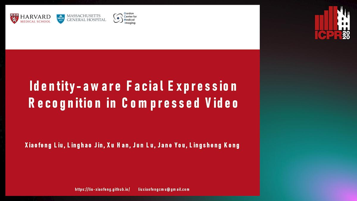 Underline | Identity-aware Facial Expression Recognition in Compressed ...