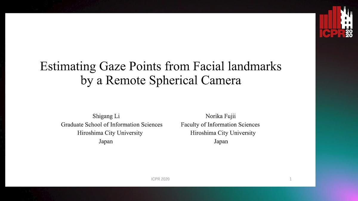 Underline | Estimating Gaze Points from Facial Landmarks by a Remote ...