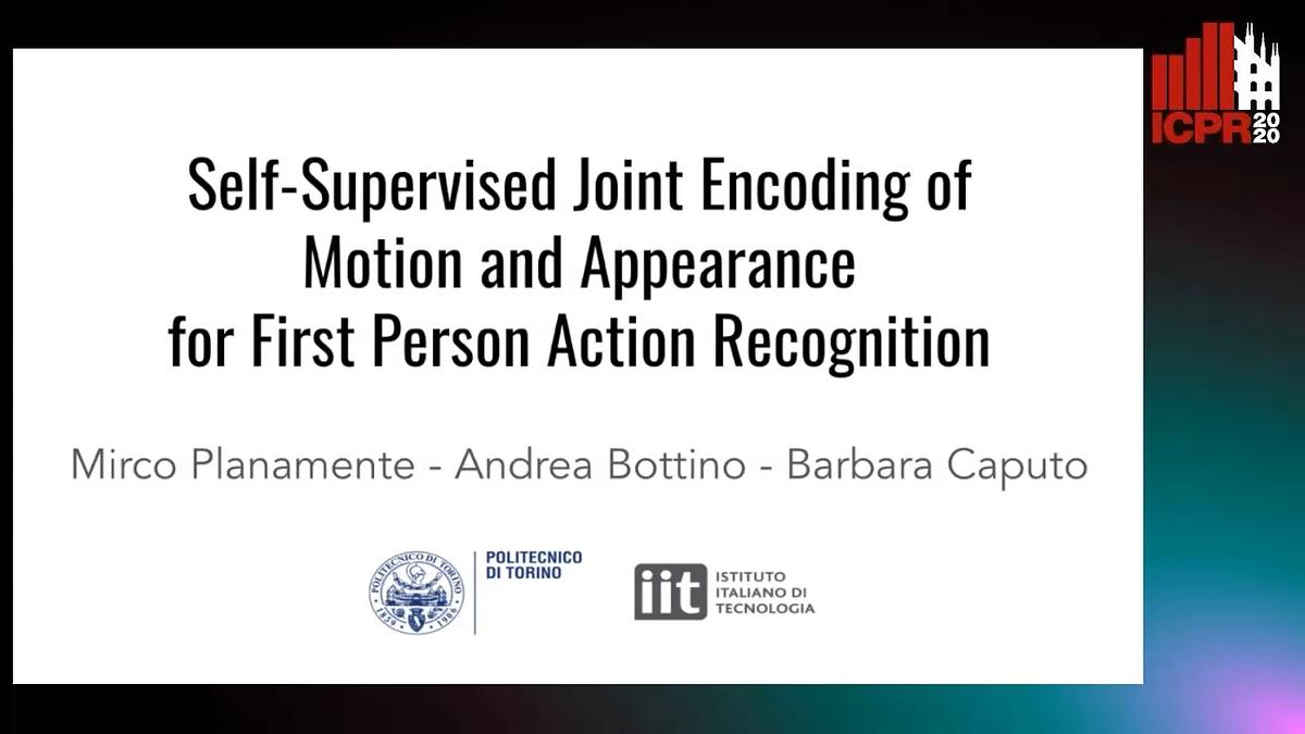 Underline | Self-Supervised Joint Encoding of Motion and Appearance for ... Underline | Self-Supervised Joint Encoding of Motion and Appearance for ...