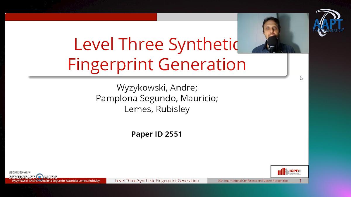 Underline | Level Three Synthetic Fingerprint Generation
