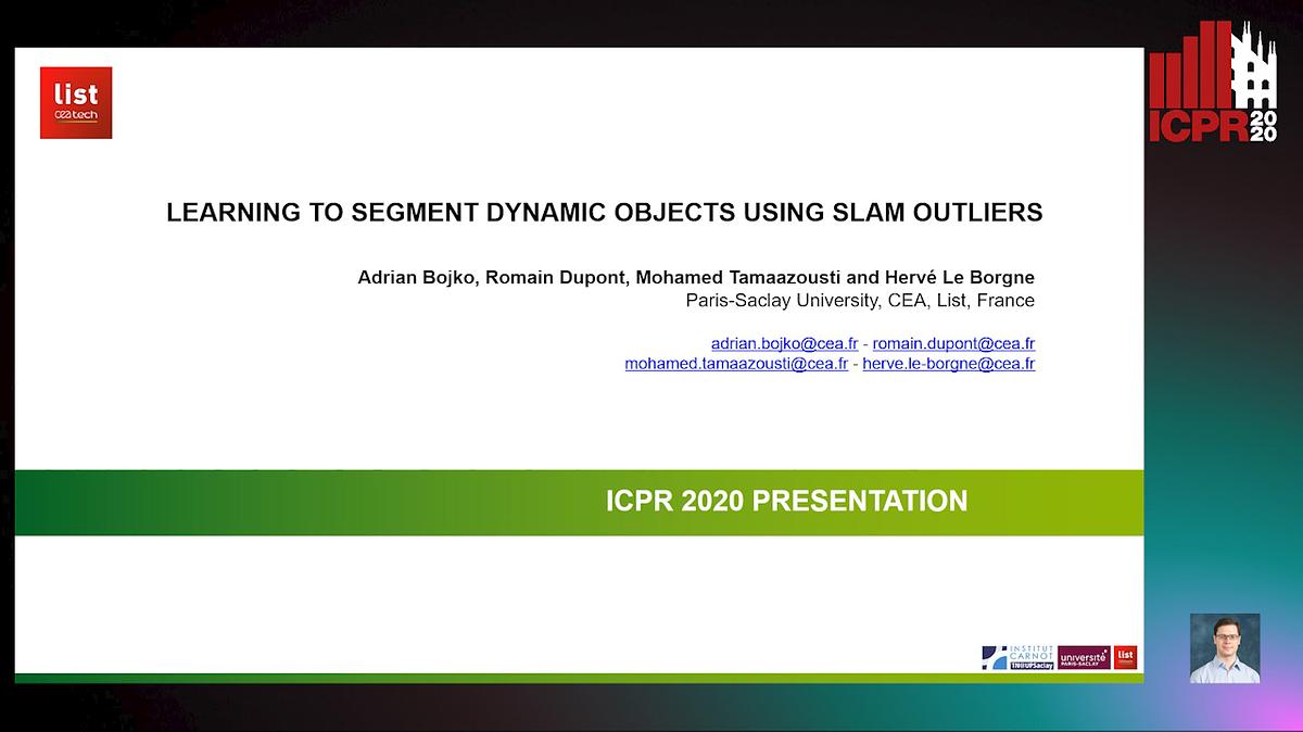 Underline | Learning to Segment Dynamic Objects using SLAM Outliers