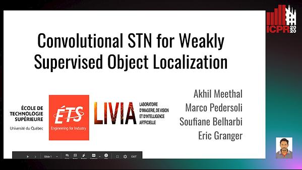Convolutional STN for Weakly Supervised Object Localization | Underline