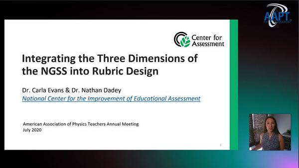 Underline | Integrating the Three Dimensions of the NGSS into Rubric Design