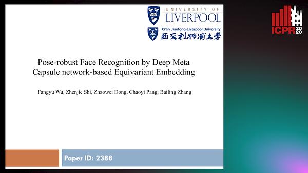 Underline Pose Robust Face Recognition By Deep Meta Capsule Network Based Equivariant Embedding