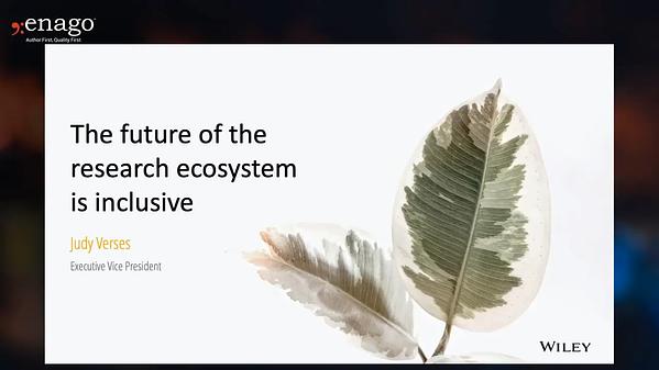 Underline | The Future of the Research Ecosystem is Inclusive - Judy ...